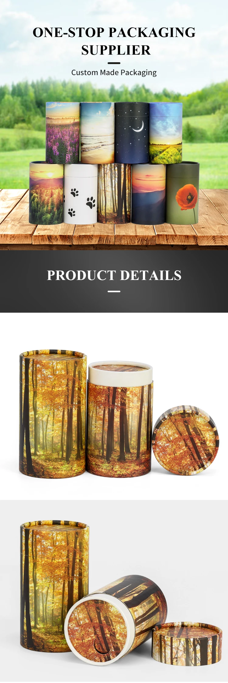 Custom Pet Human Caskets Cremation Ashes Urns Bio Tree Paper Coffin ...