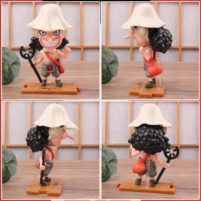 Mini Figure Set: Anime Action Figures of Monkey D. Luffy & Roronoa Zoro ...