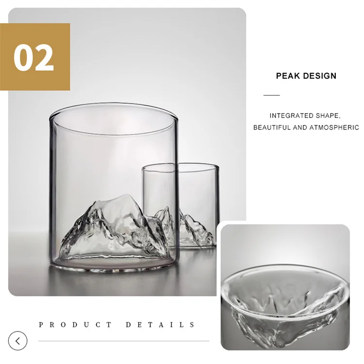 Creative Chinese Style 170ml 300ml High Borosilicate Glass Design Cup