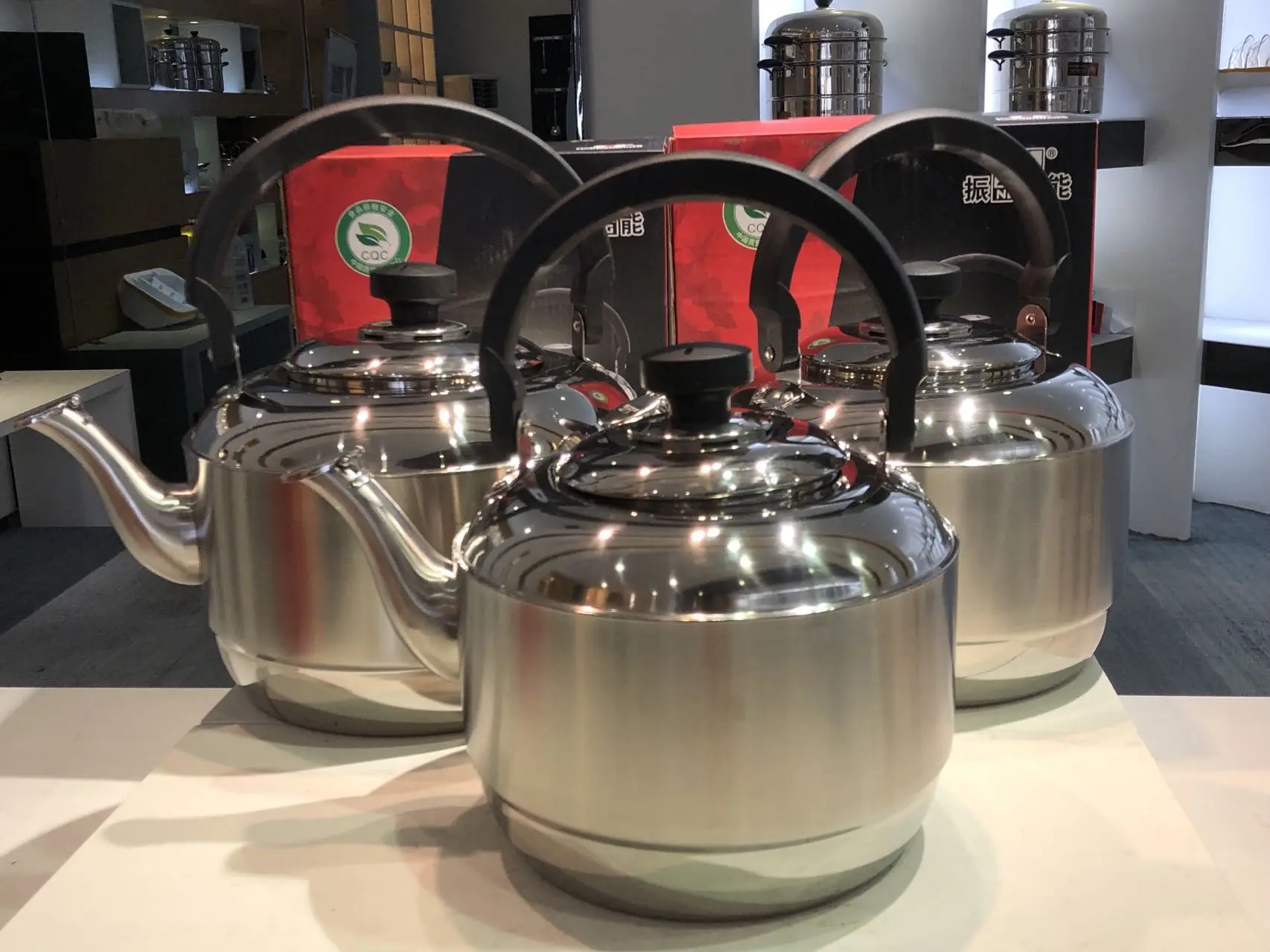 5l Teapot Kettle Sus304 Stainless Steel Whistle Kettle Travel Tea Pot ...