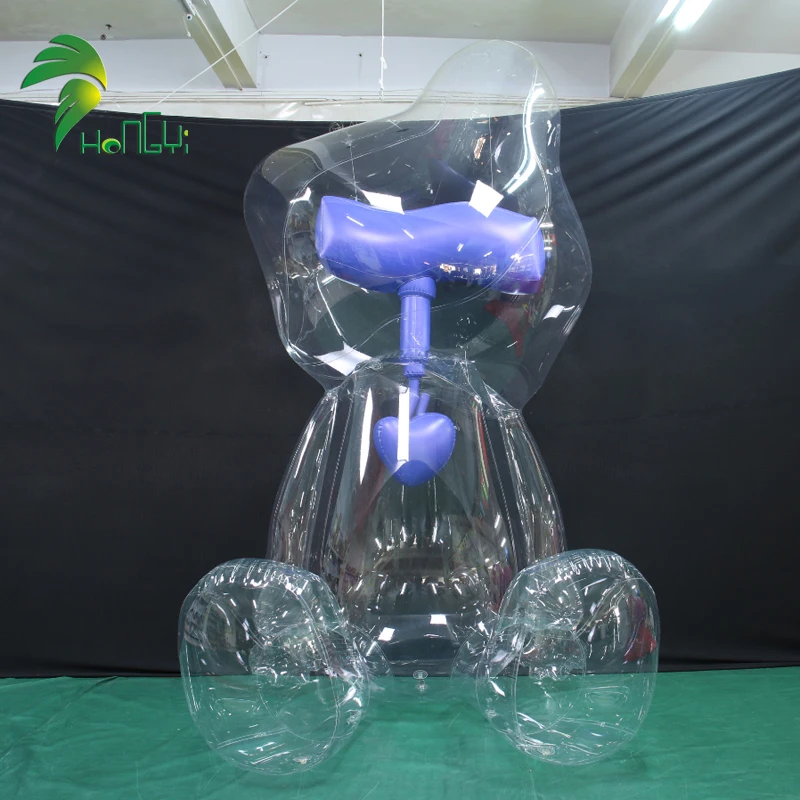 Amazing Design Double Layer PVC Clear Inflatable Sport Mascots