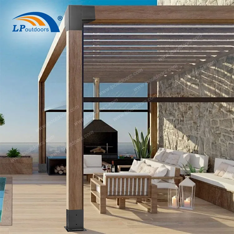 Pergola Kit Bracket Kit Pergola Hardware With Powder Coated Steel Angle ...