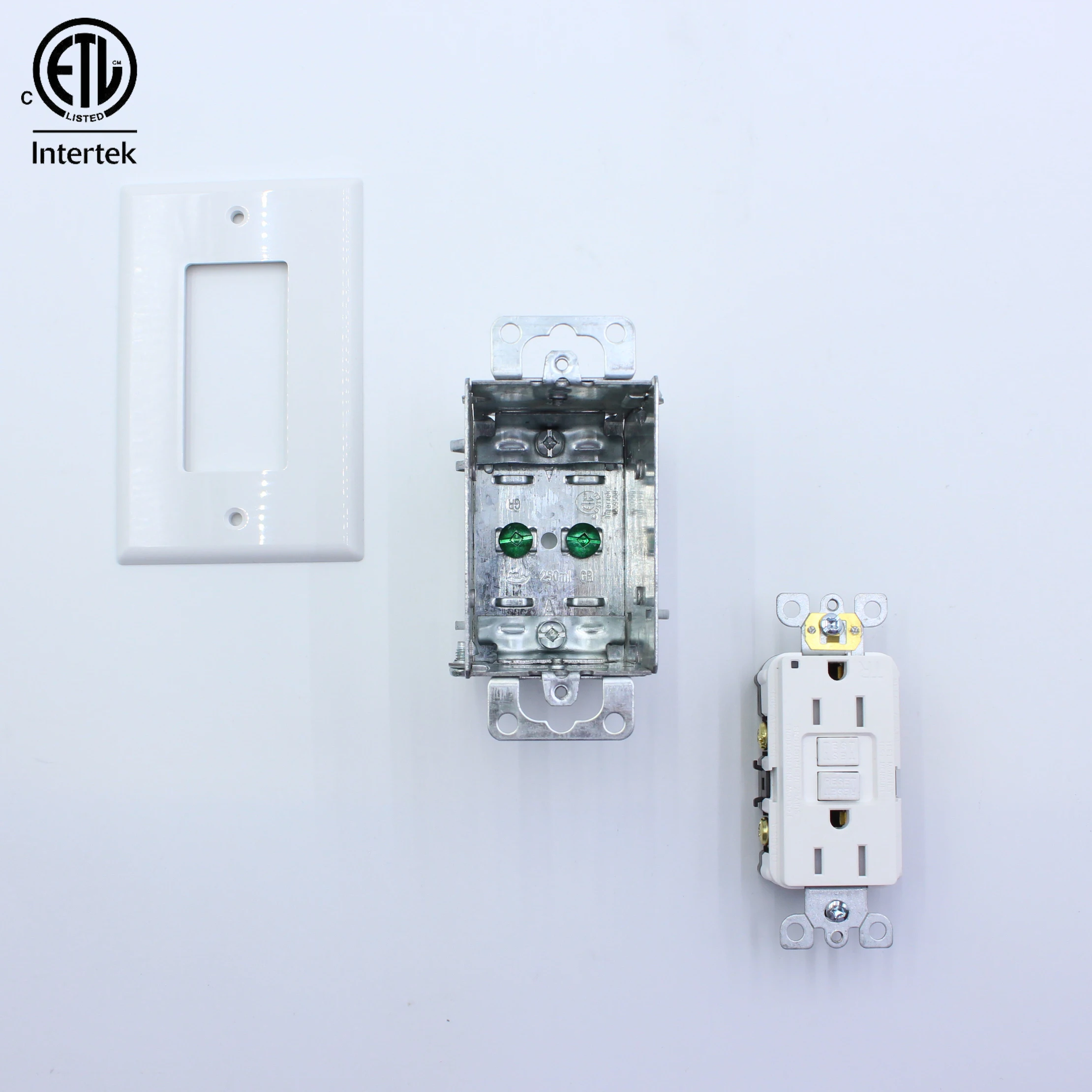cETL listed galvanized steel junction box 1004-L rectangular 3 in X 2 ...