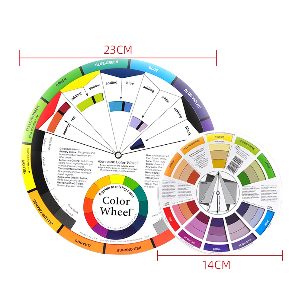Artists Color Wheel Professional Permanent Makeup Tattoo Color Wheel ...