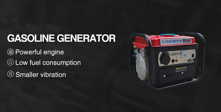 Bison 950W Mini Portable Gasoline Engine Generator for Home