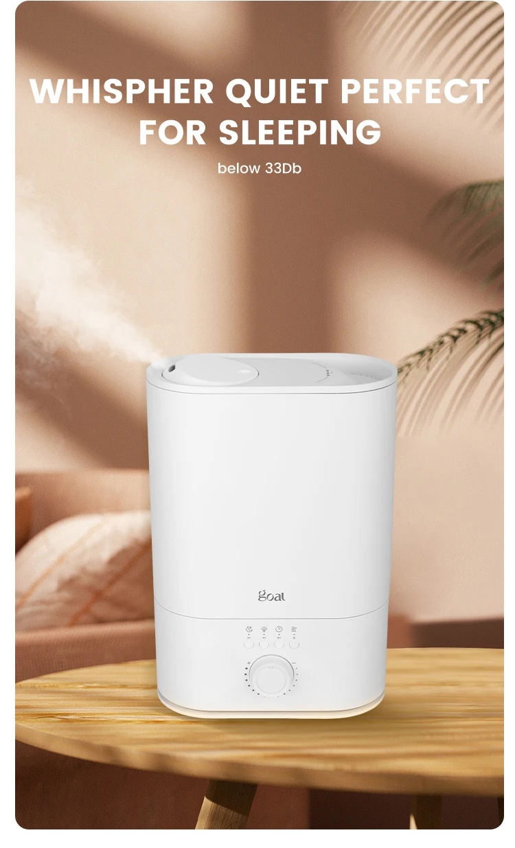 6L Ultrasonic Humidifier with Top Fill and Night Light for Aromatherapy ...