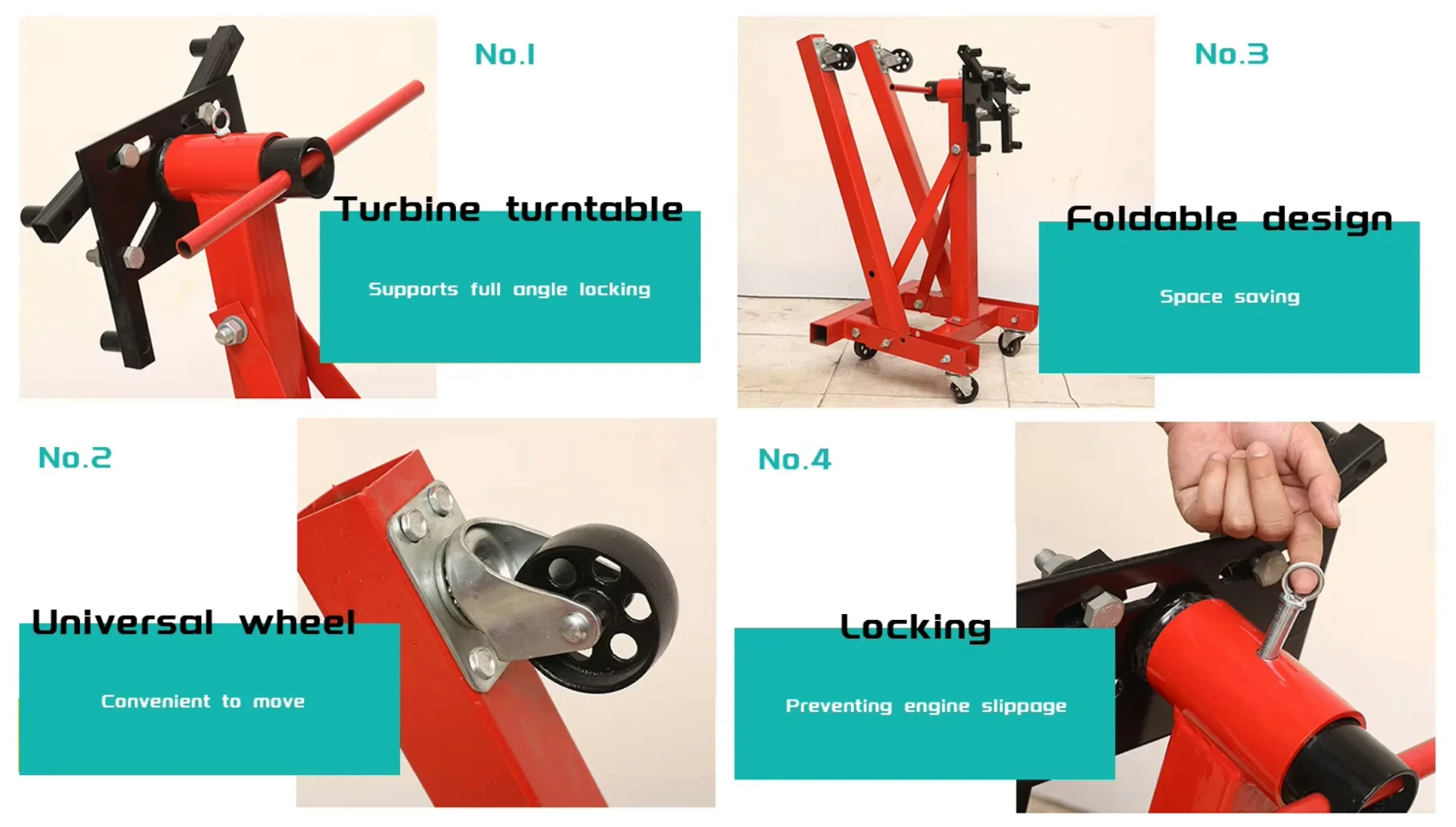 1000LBS Heavy Duty Rotating Engine Stand for Car Motorcycle Truck ...