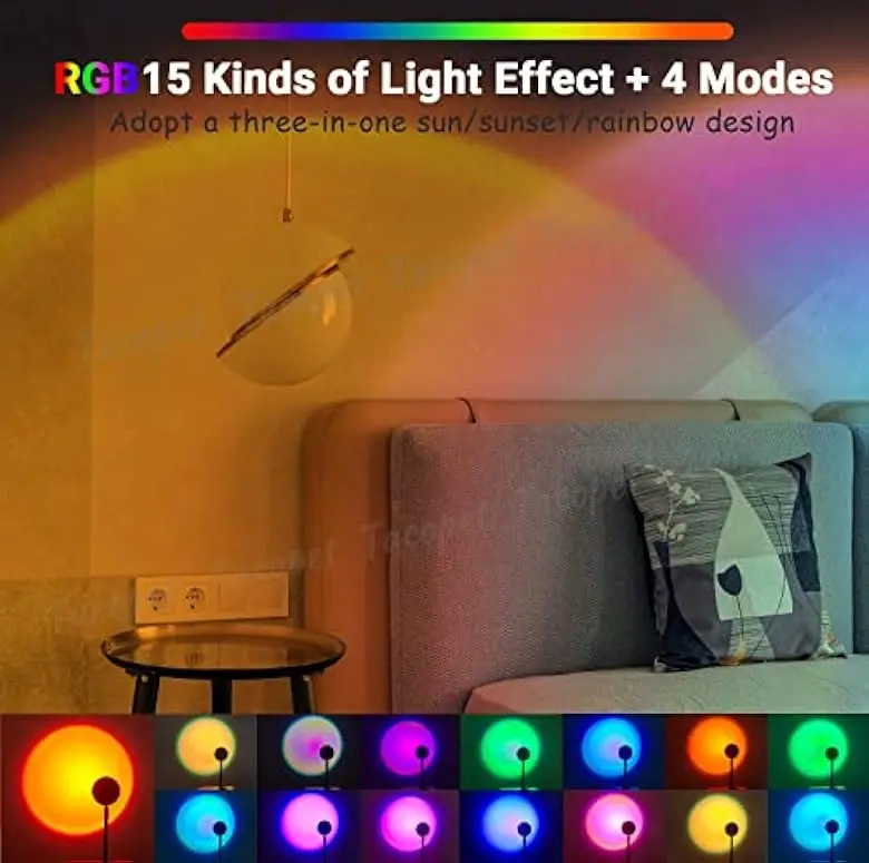 Chaoliu Modern Photography Sunset Lamp Led Color Projection Night Light ...