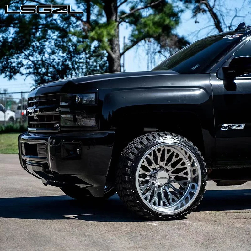 Custom Forged Alloy Deep Dish Chrome Rim 17 18 20 22 24 26 28 30 Inch ...