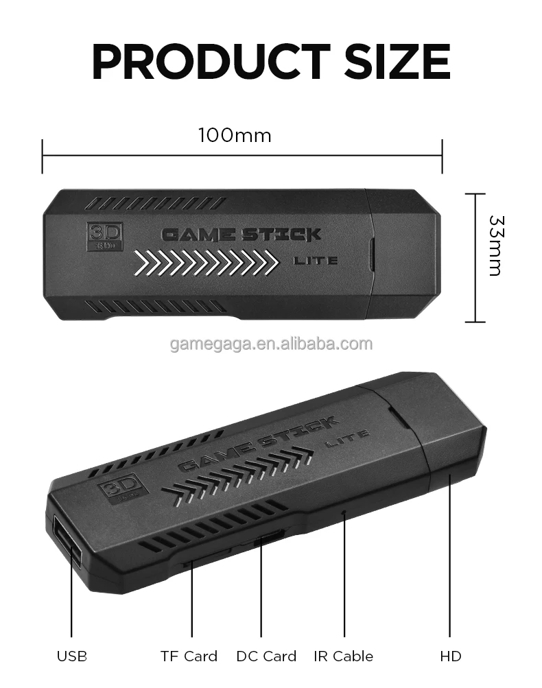 X2 Game Stick 4K GD10 Plus: Retro Portable Game Console with ...