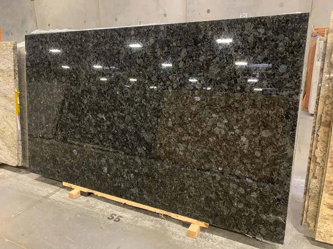 Volga Blue Granite Slabs - Elegant Natural Stone Flooring
