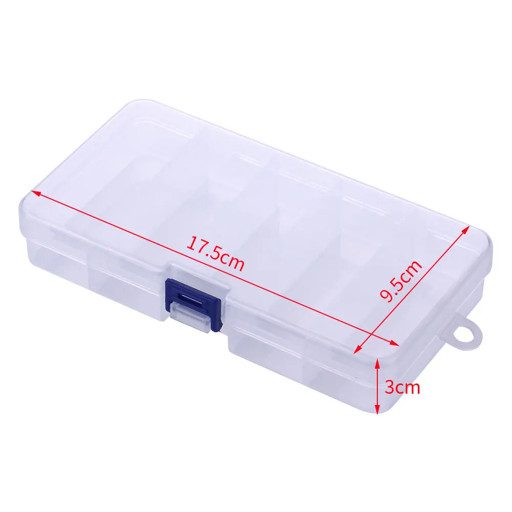 Wholesale Clear Plastic Fishing Tackle Box Bait Containers