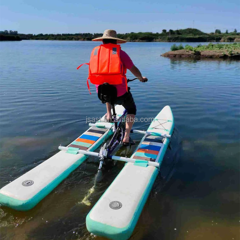 Lightweight Inflatable Floating Water Bike With Aluminum Frame+pvc ...
