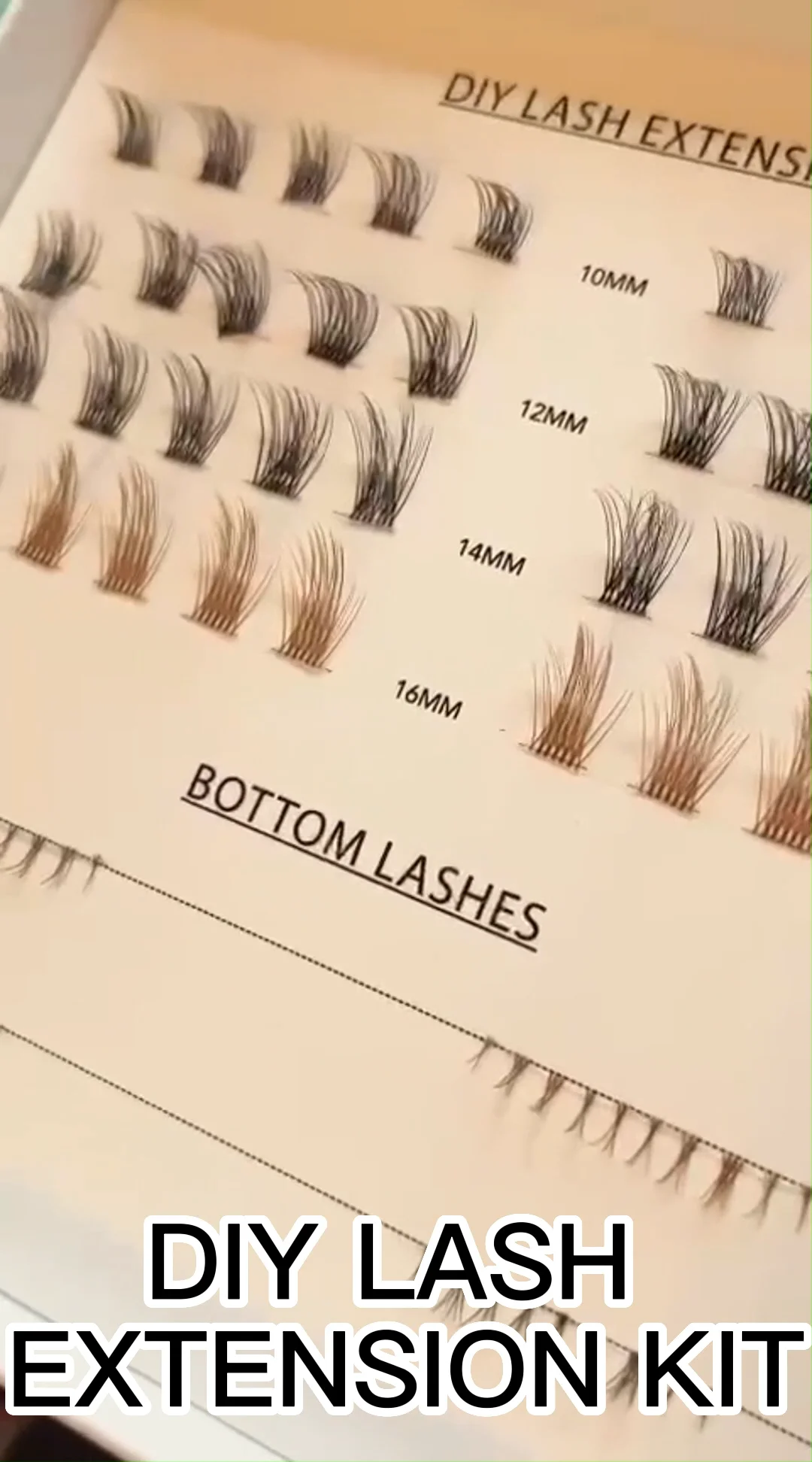 Diy Lashes Segmented Eyeslashes Diy Lash Diy Eyelash Extension 8 ...