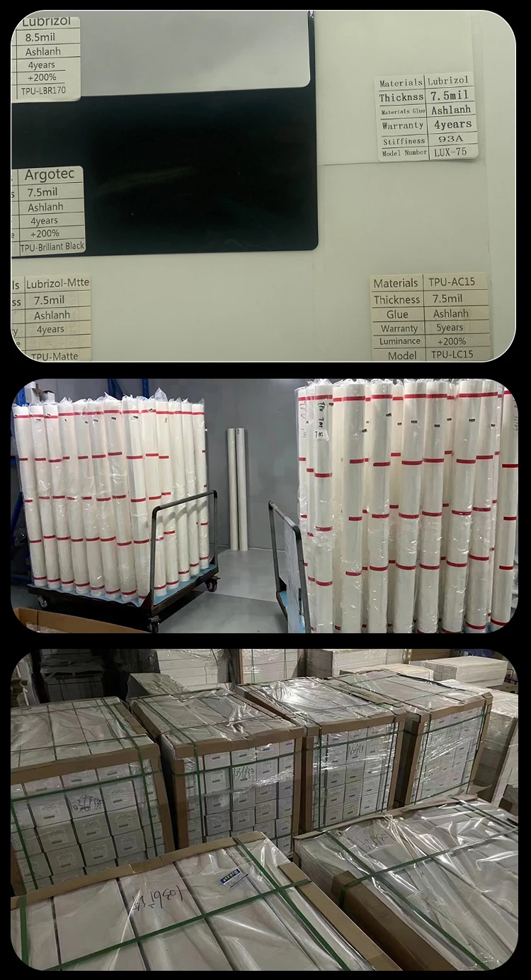 Free Sample Uv Proof 1.52m*15m Suntek Ppf 7.5mil Car Tpu Ppf Films Lux75 Lubrizol Car Body Paint ...