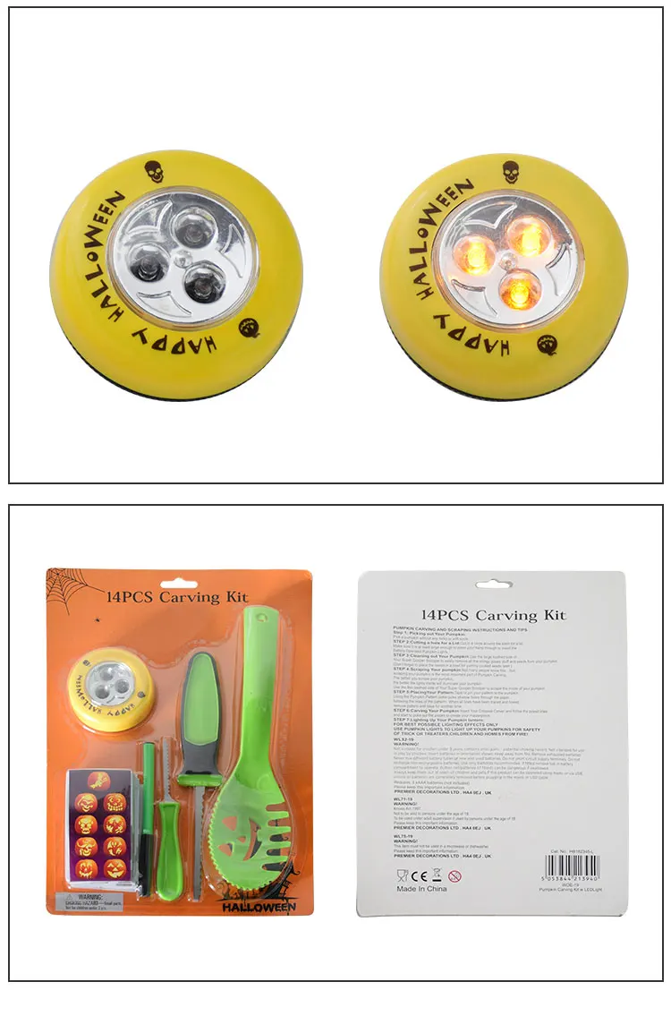 Pumpkin Carving Kit For Kids 14 Easy Halloween Pumpkin Carving Tools ...