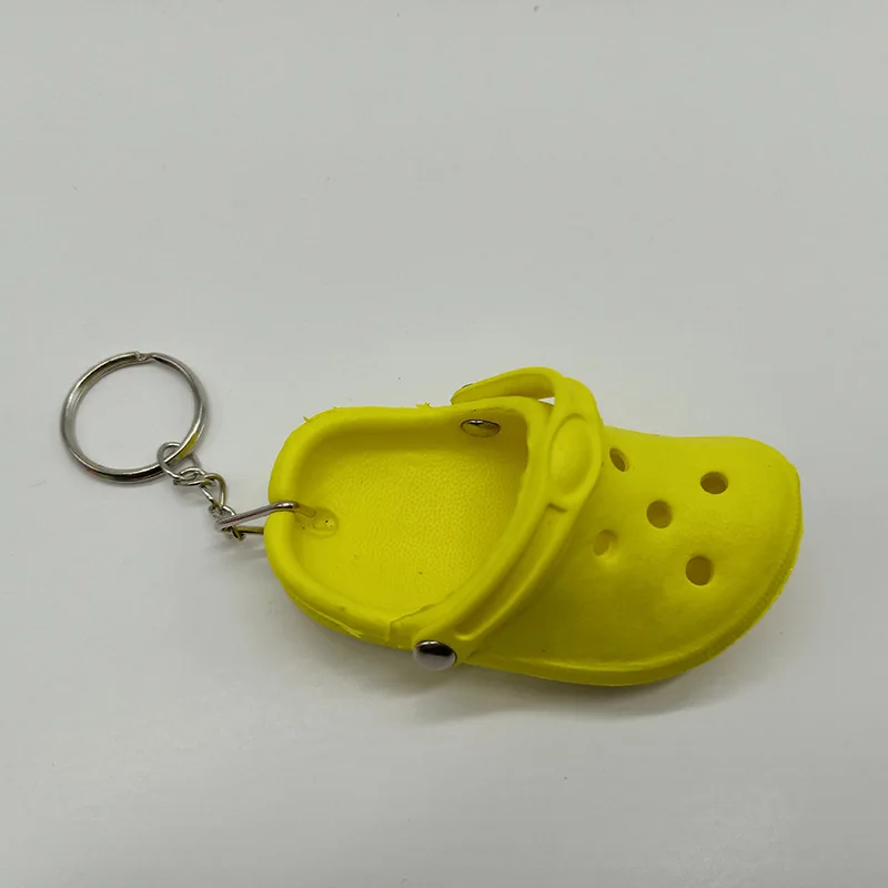 Cute 3d Mini Eva Plastic Foam Beach Hole Sandal Slipper Keychain ...