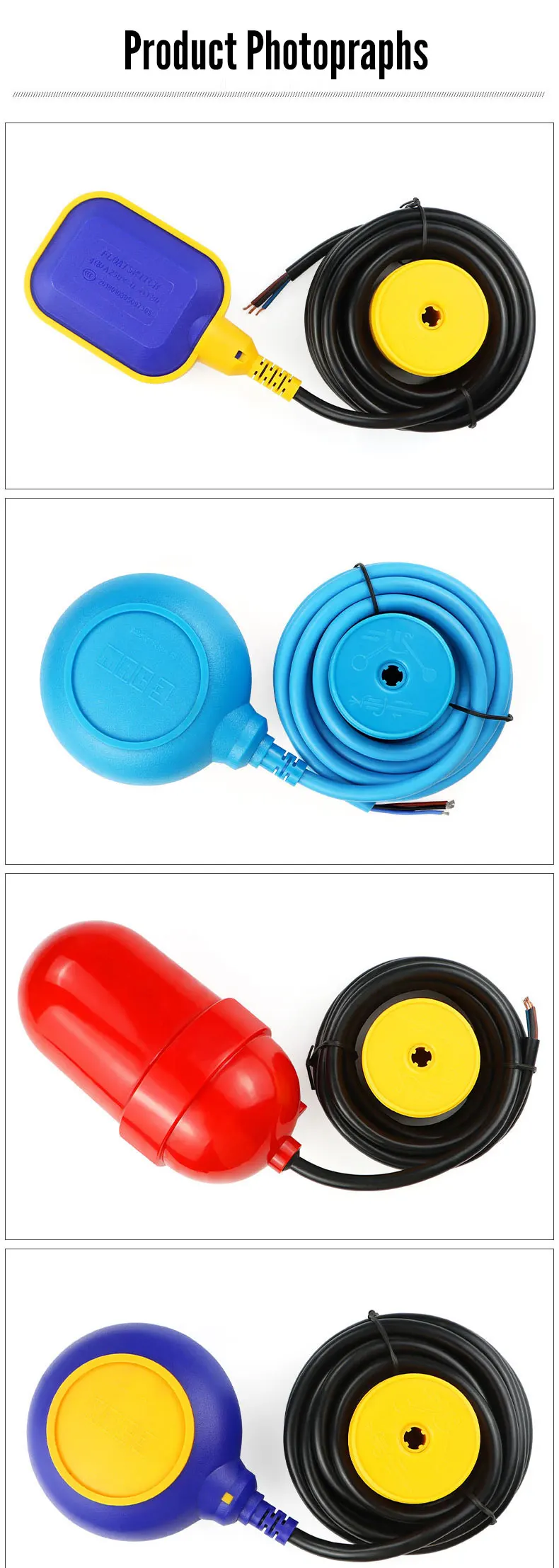 FATO PVC Liquid Level Float Switch High Quality IP65 Fully Automatic ...