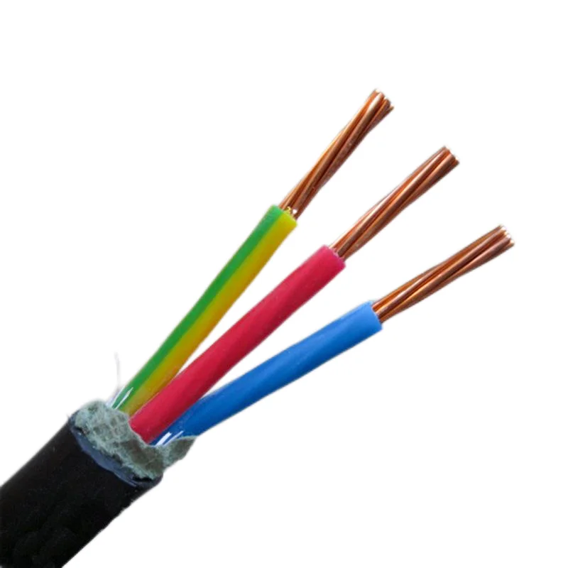 YJV/NYY/NVV/NYBY 3/4/5/6 Core Low Voltage Power Cable Black PVC XLPE ...