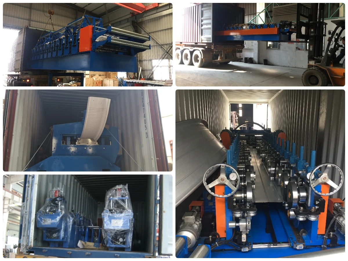 Corner Pillar And Beam Roll Forming Machine For Container House - Buy ...