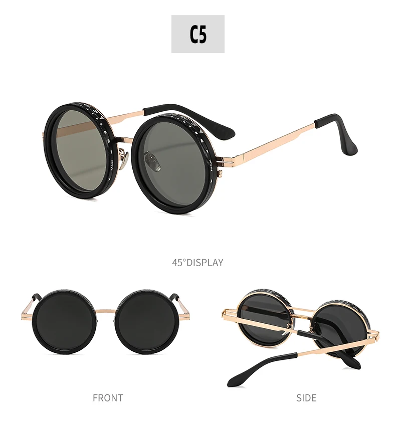 1-9 Gear Brightness Adjustable Dimming Lens Sunglasses