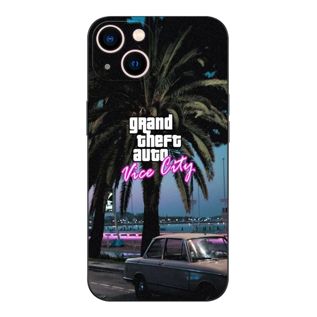 Custom Gta Vice City Silicone Cover For Iphone 11/12/13/14/15 Pro Max ...