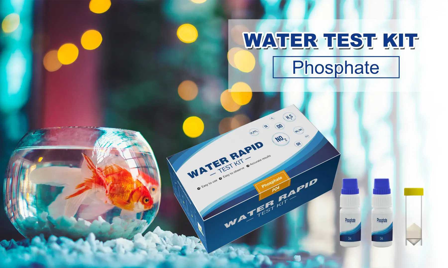 Phosphate Reagent Water Rapid Test Kits for Pool Aquarium Water ...