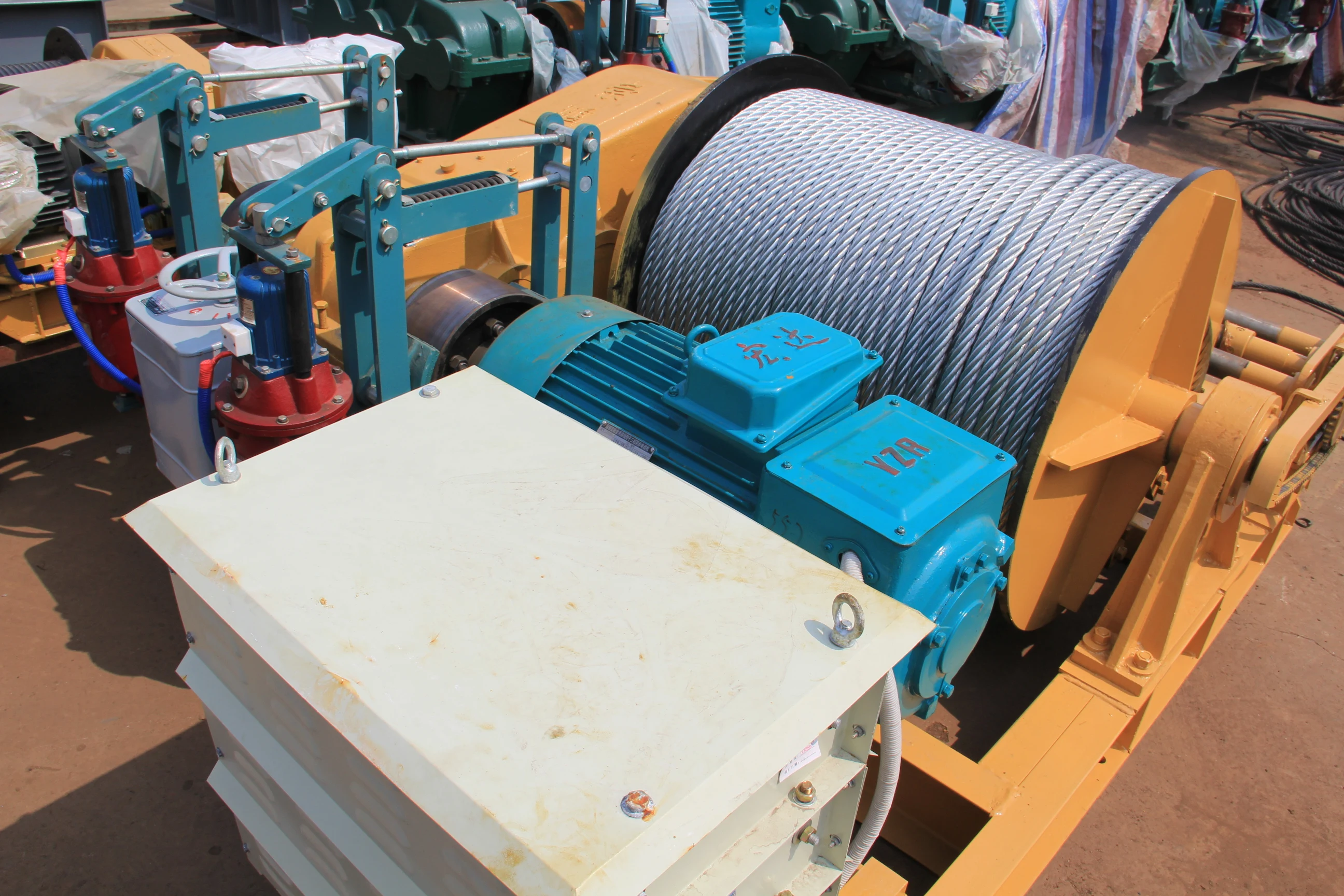 JM Model Ship Pulling Launching Electric Ramp Winch 60t for Boat Heavy ...