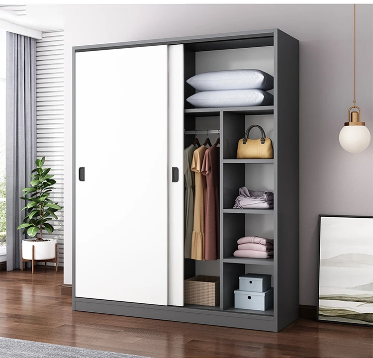 Bedroom Furniture Wardrobe Almirah Lemari Armario Imprint Cabinet 2 ...