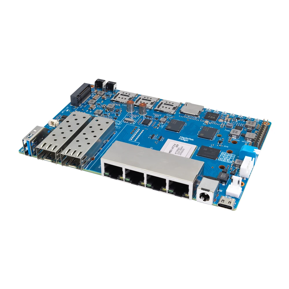 Open source hardware Banana PI BPI R4 support linux system with MTK ...