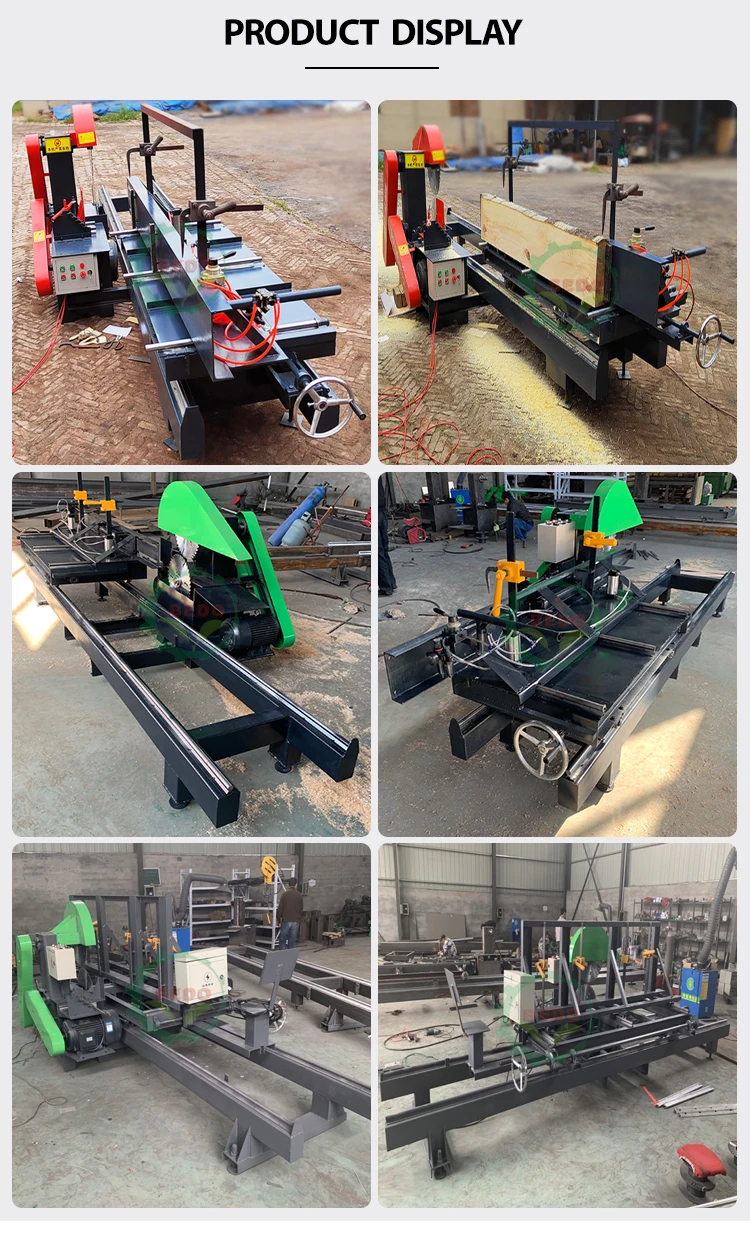 BD-YC500 Wood Sliding Table Sawmill for Efficient Log Cutting with ...