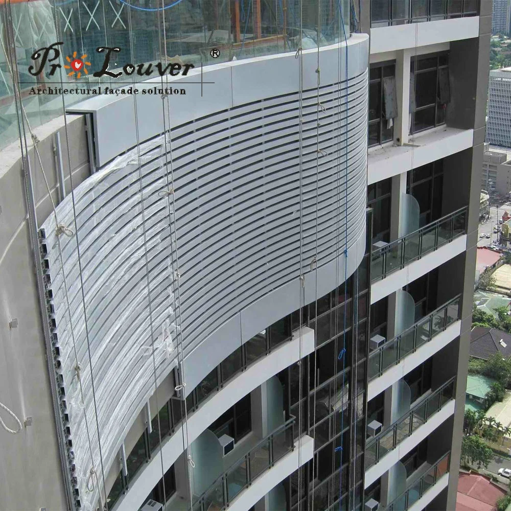 Curved Sun Louver Wall Panel - Durable & Stylish Solutions