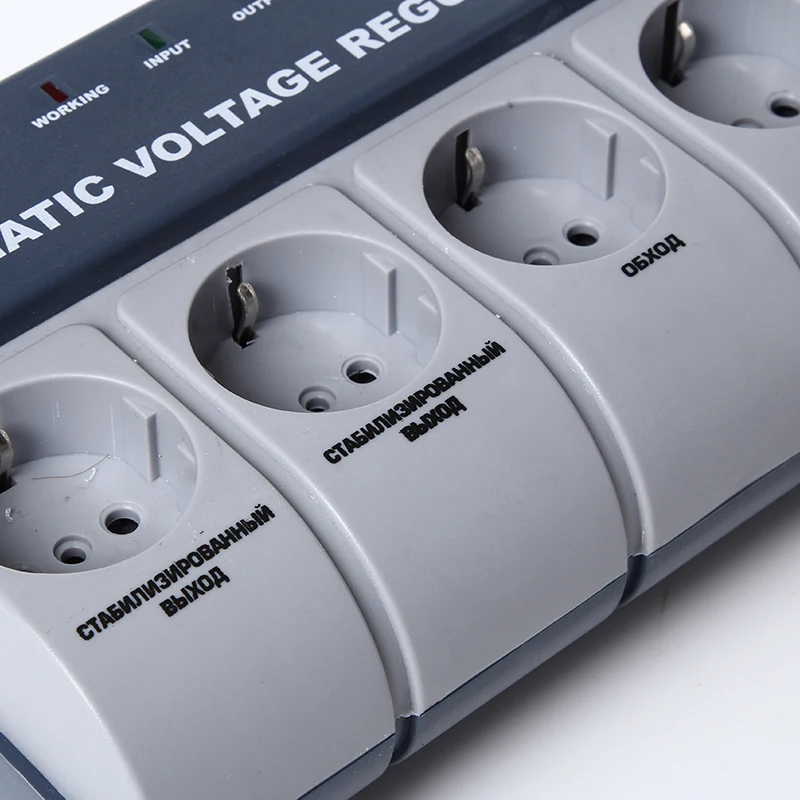 1500W 220VAC Socket Voltage Regulator - Reliable Stabilizer