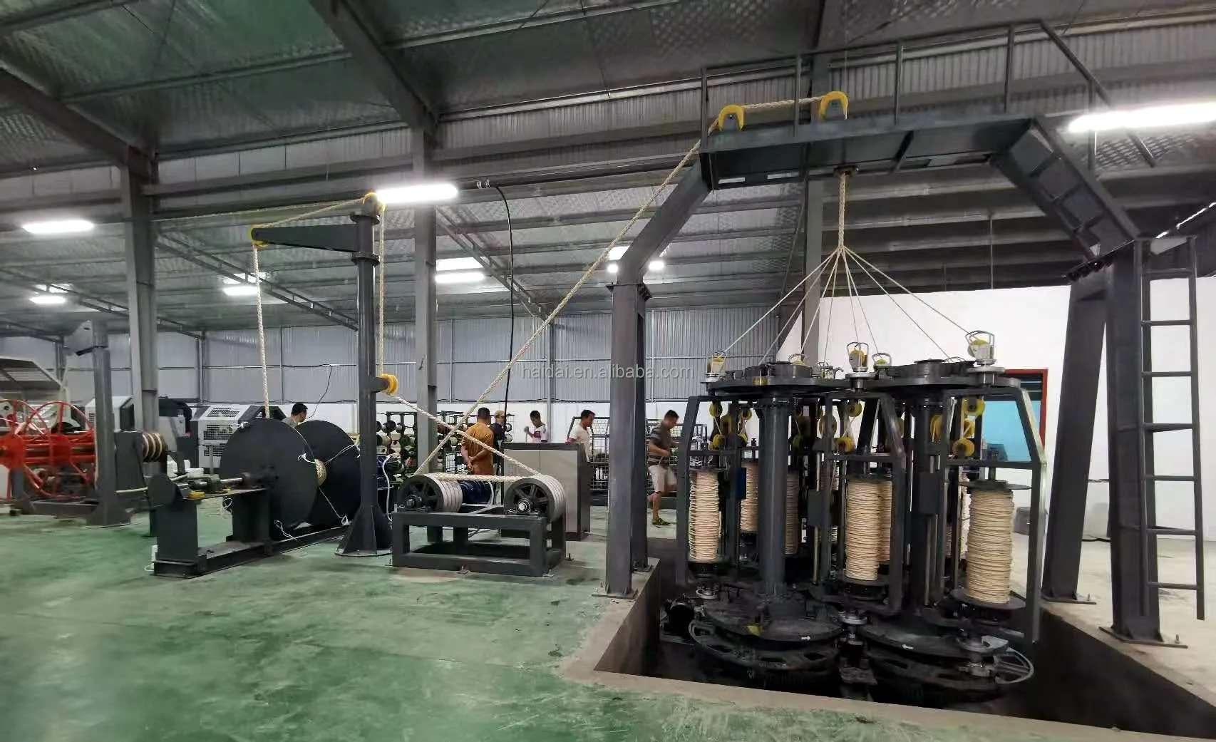 Ship Marine Mooring Rope Hawser Rope Machine - Buy 8 Spindles Pp Pe ...