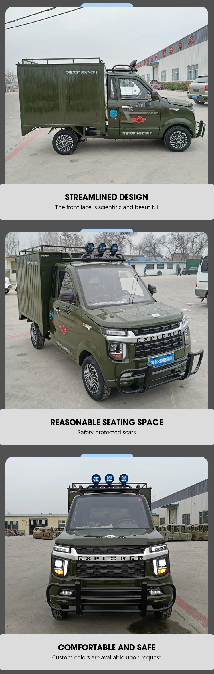 Light Goods Vehicle,Mini Van Pickup Truck Wheels,Electric Truck ...