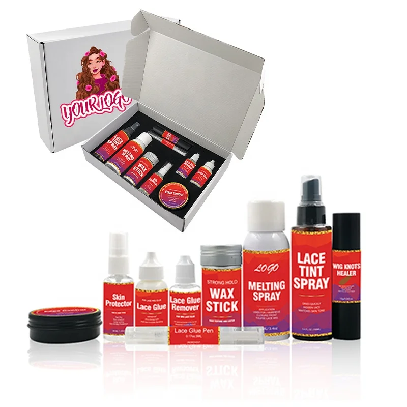 Custom Wig Install Boxes - Private Label Lace Wig Kit Packaging