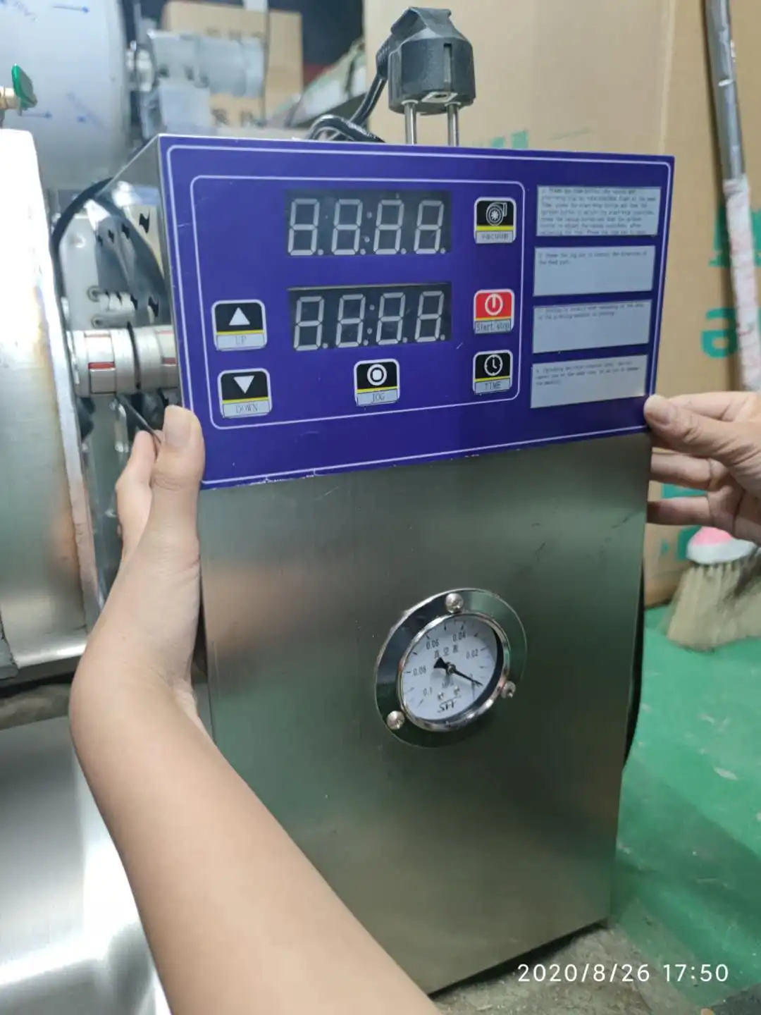 80l 150l Stainless Steel Computer Marinated Meat Salting Vacuum ...