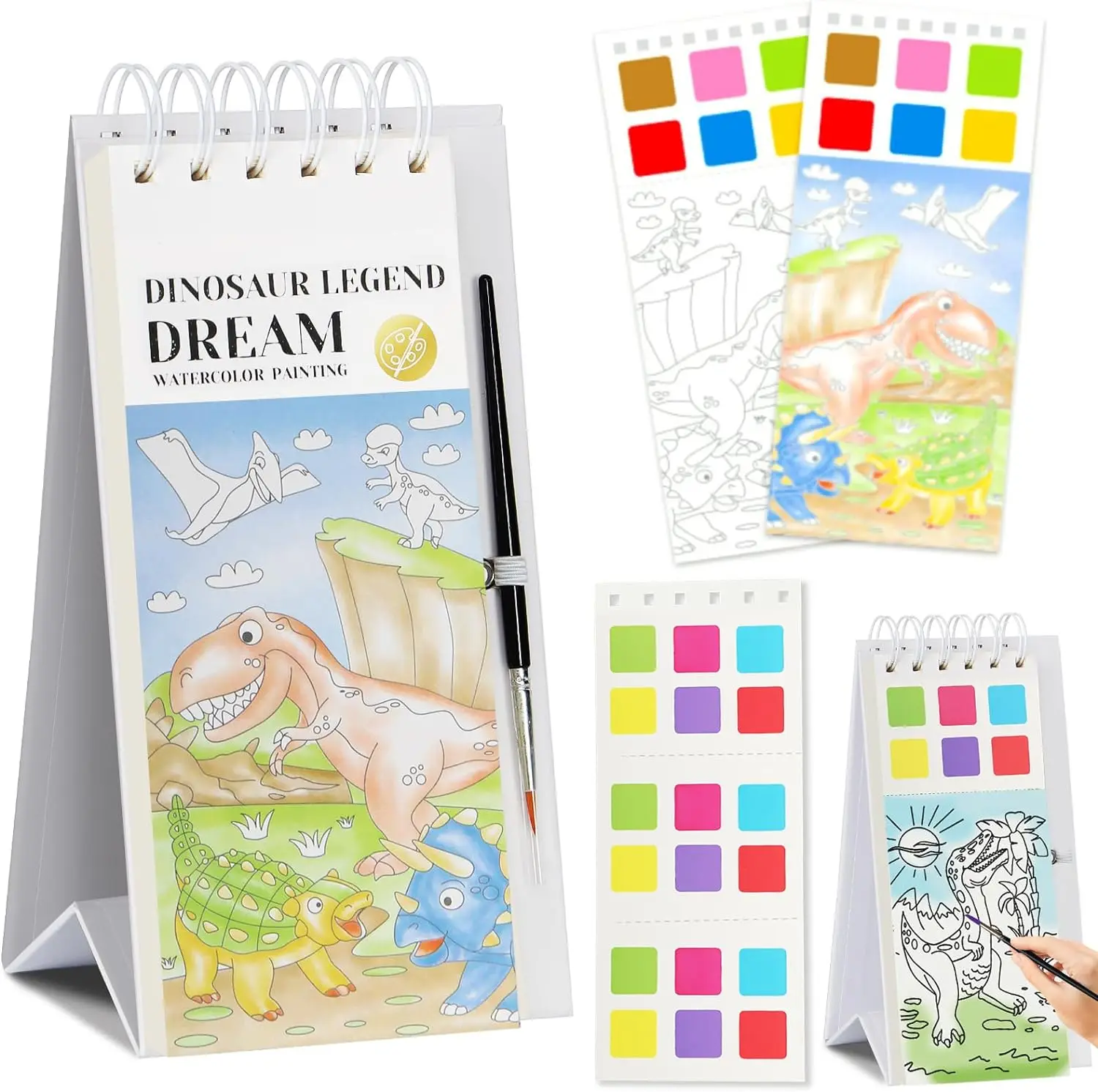 Water Magic Drawing Books Watercolor Coloring Book Diy Bookmark - Buy ...
