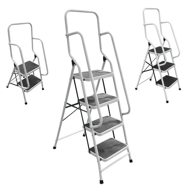 Wholesale Ladders Steel Folding Step Ladders with Handrail and ...