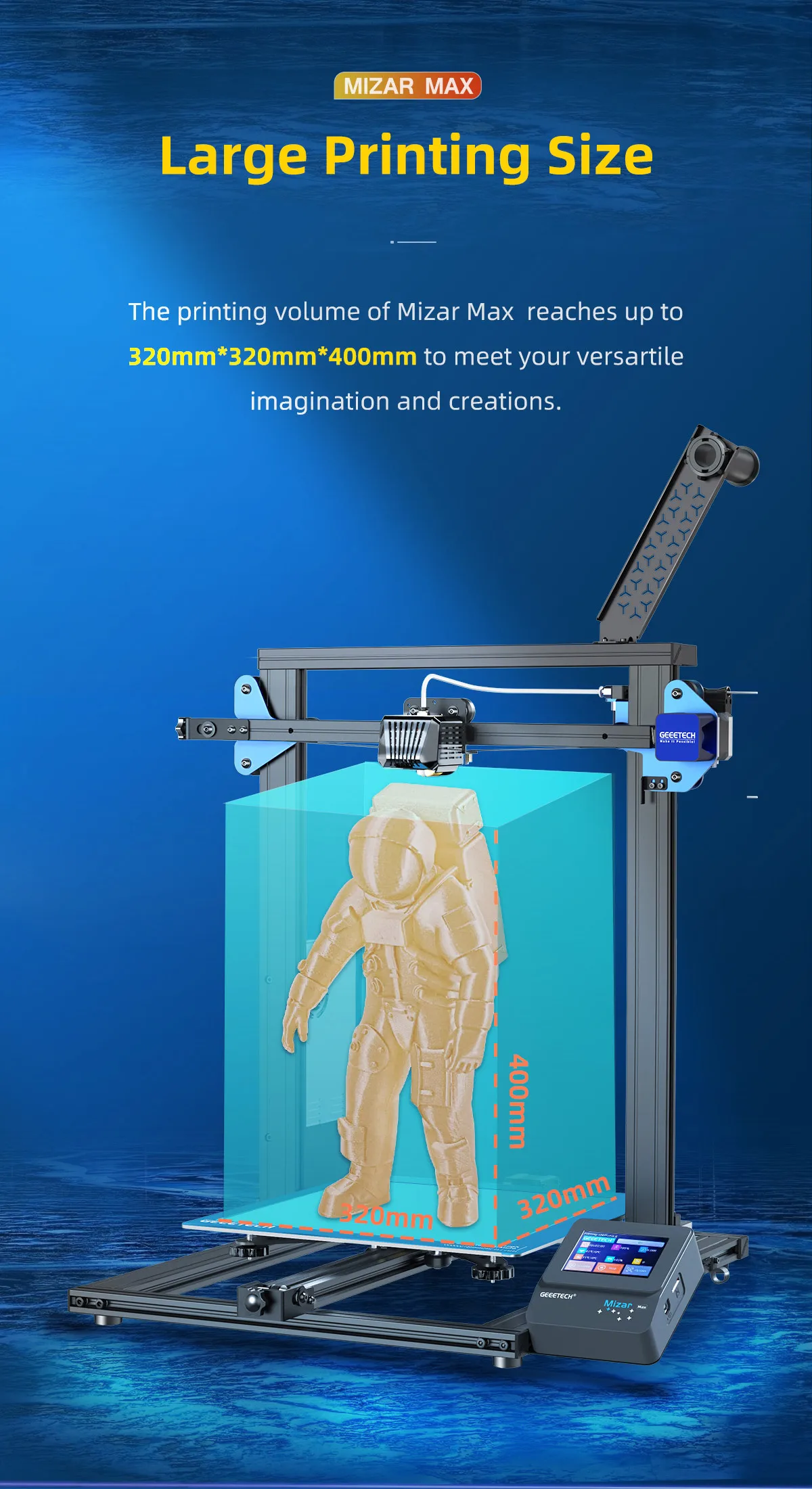 Geeetech Architecture Model 3d Fdm Printer High Precision Printing Ce ...