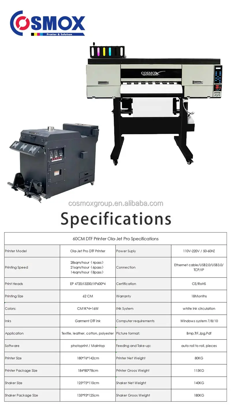 High Quality Logistics Services Four Head A1 Dtf Printer Dtf L1800 Printer Dtf Printer ...