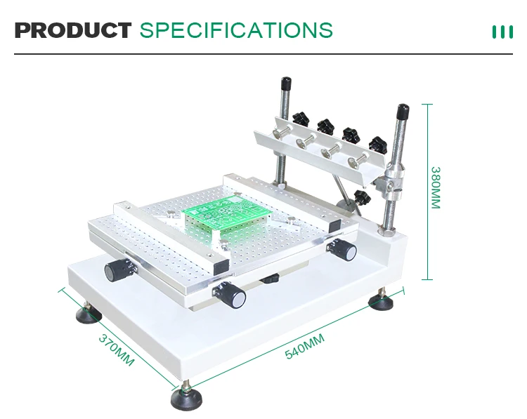 PTR-A300 Solder Paste Printer - High Precision Manual PCB
