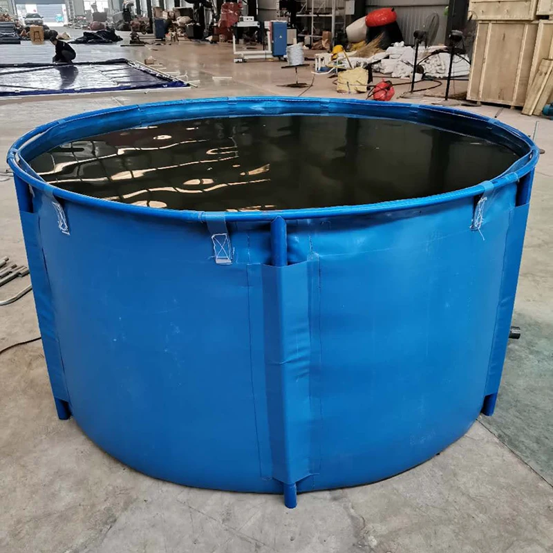 Large Plastic Fish Farm Pond tank Customizable Pvc Tarpaulin Fish tank ...