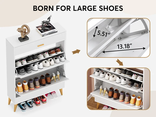 Oversea Warehouse Shoe Display Rack Entryway Organizer Storage Cabinet ...