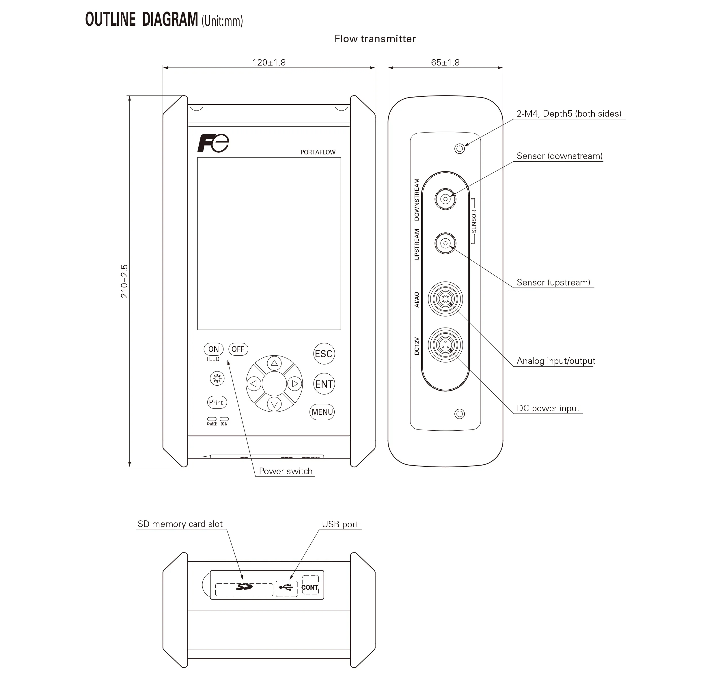 FUJI Portable Ultrasonic Flowmeters - Precision & Reliability