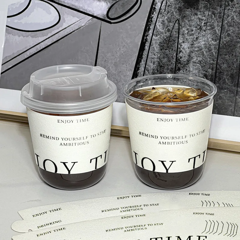 90mm Diameter Transparent Frosted Boba Disposable Cups