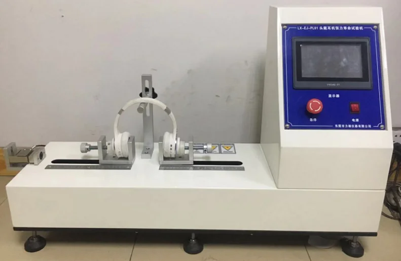 Headphone Clamping Force Testing Machine Earphones Measuring Shrinkage ...