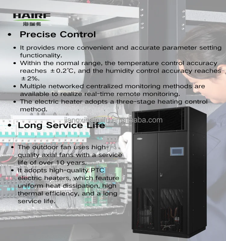 Chilled Water 50KW Precision Air Conditioner in Data Center Computer ...