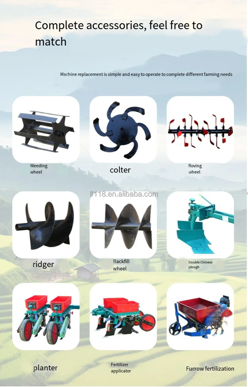 25 Horsepower Riding Mini Four Wheel Plow Tractor Small Four-wheel Belt ...