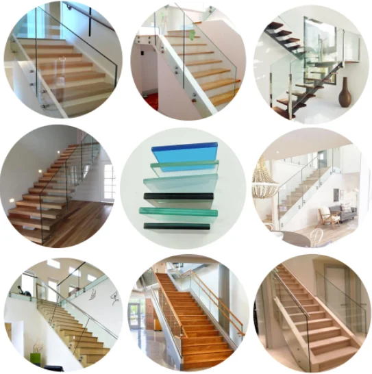 Princeton Modern Aluminium Glass Stair Handrail & Balustrade - OEM